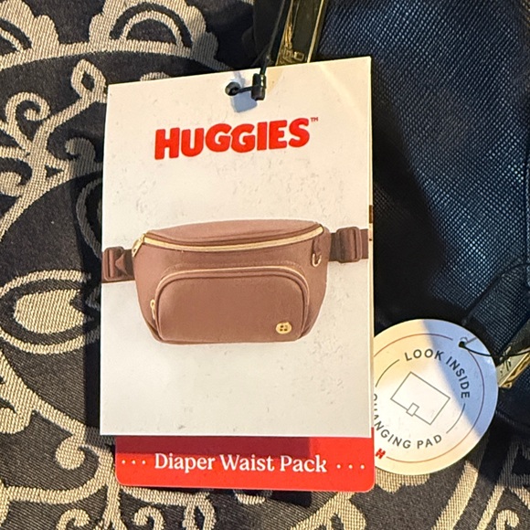 Huggies | Bags | Huggies Black Diaper Waist Pack Belt Bag Crossbody ...